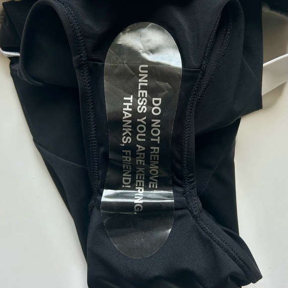 Ta3 | Swim | Sleek Black And White Onepiece Swimsuit With Sweetheart ...